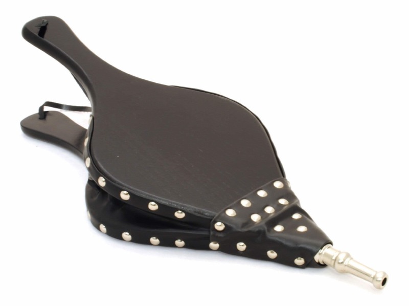 Fire Bellows Medium Black Finish - Broughtons Lighting & Ironmongery