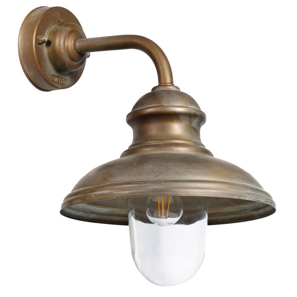 Little Mill Wall Light 3350 Aged Copper Clear Glass - Broughtons ...