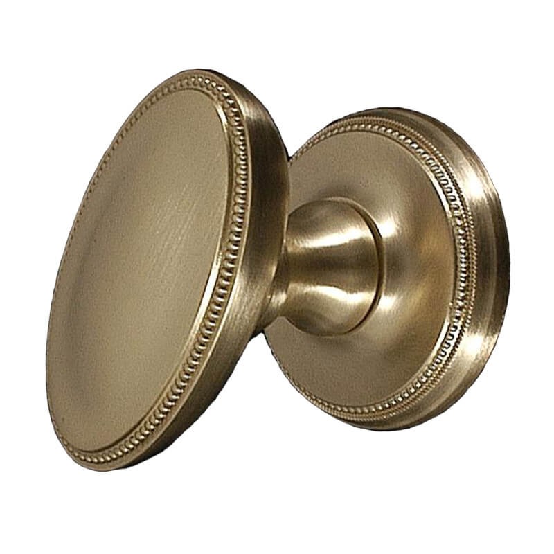 Brassart Princess Oval Door Knobs on Concealed Fix Rose 60mm Satin Brass Lacquered - Broughtons ...