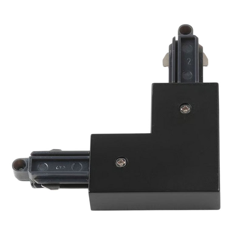 Lighting Track Corner Connector Left Black - Broughtons Lighting ...