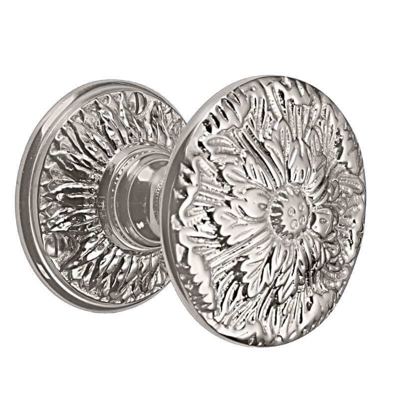 Brassart Adam Round Mortice Door Knobs Polished Chrome - Broughtons Lighting & Ironmongery
