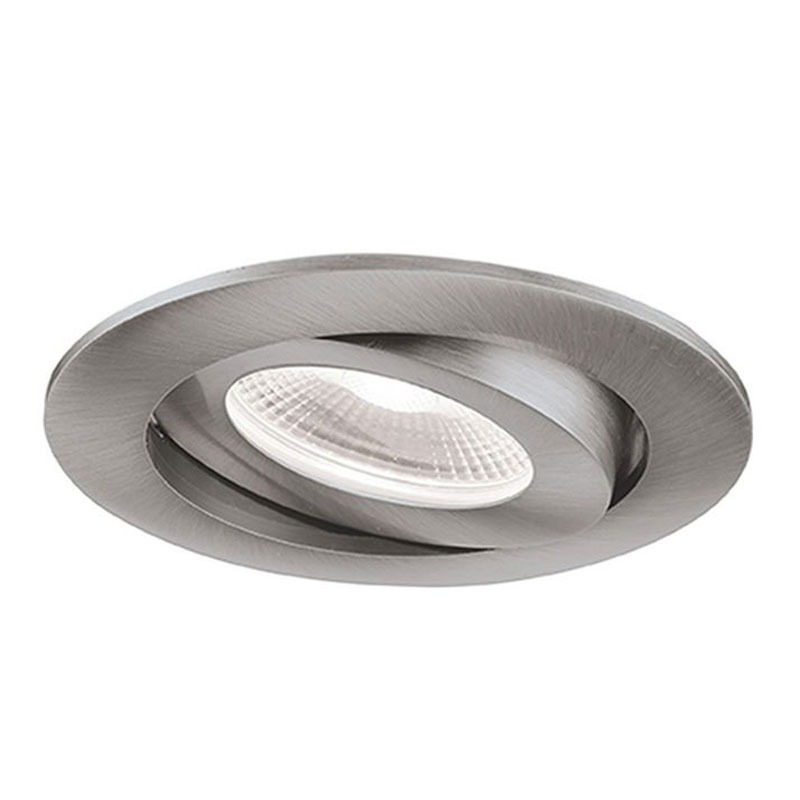 Adjustable Downlight Spotlight 2700K Satin Nickel - Broughtons Lighting ...