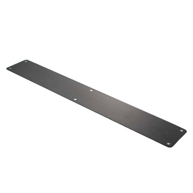 Finger Plate 500mm x 75mm Matt Black - Broughtons Lighting & Ironmongery