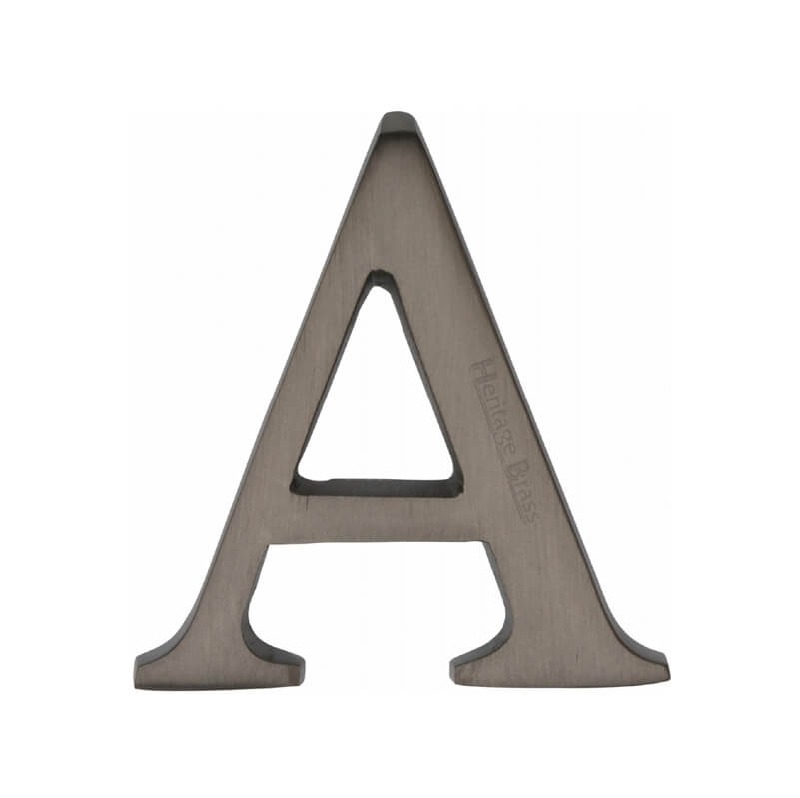 Heritage C1565 Letter A Matt Bronze - Broughtons Lighting & Ironmongery