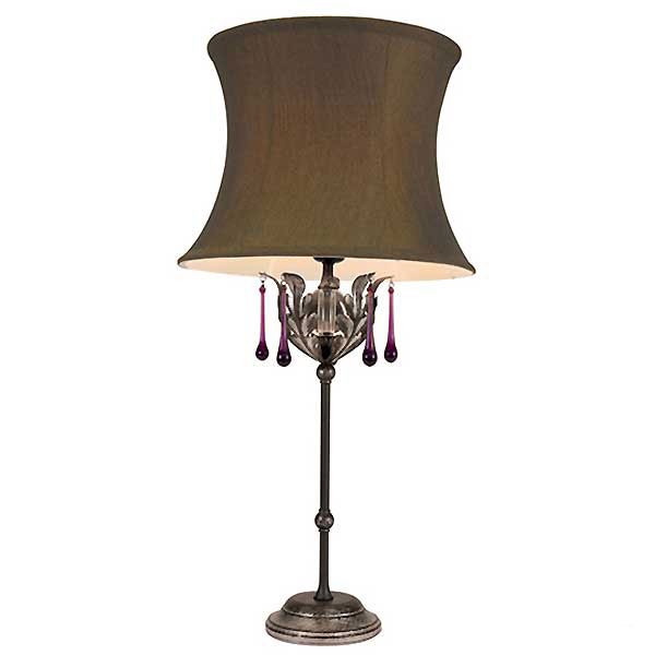 Elstead Amarilli Table Lamp Black Silver - Broughtons Lighting ...
