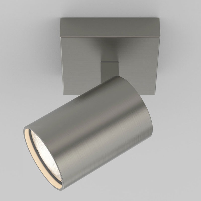 Ascoli Single Spotlight Matt Nickel - Broughtons Lighting & Ironmongery
