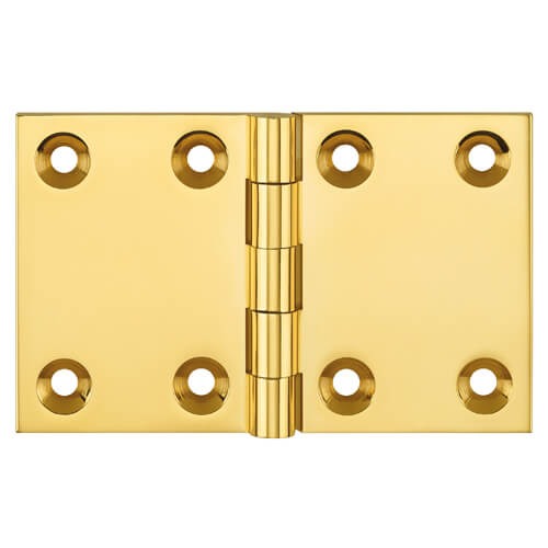 Back Flap Hinge 0425 63.5x102mm Polished Brass Unlacquered - Broughtons ...