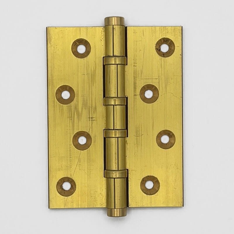 Ball Race Hinges 1550 100x75mm Self Colour Brass - Broughtons Lighting ...