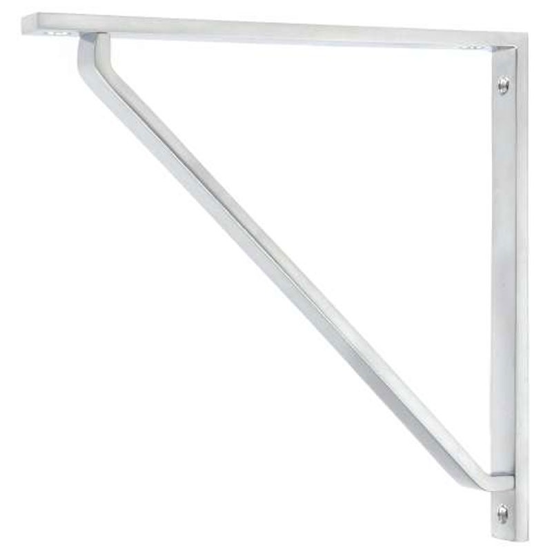 From The Anvil Barton Shelf Bracket 200mm x 200mm Satin Chrome ...