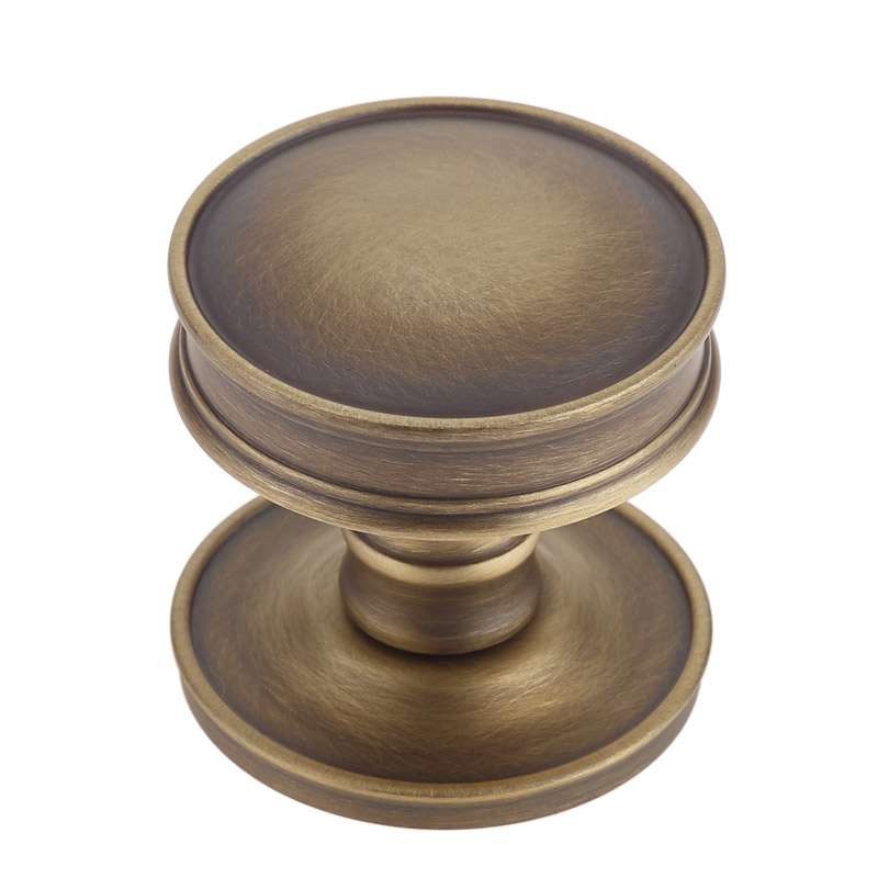 Berkeley Mortice Door Knobs Antique Brass Lacquered - Broughtons Lighting & Ironmongery