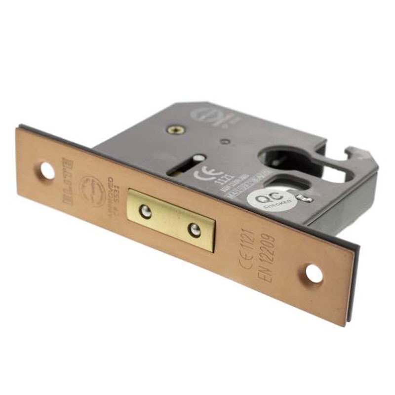 Mortice Euro Deadlock CE Marked 3" Urban Satin Copper - Broughtons ...