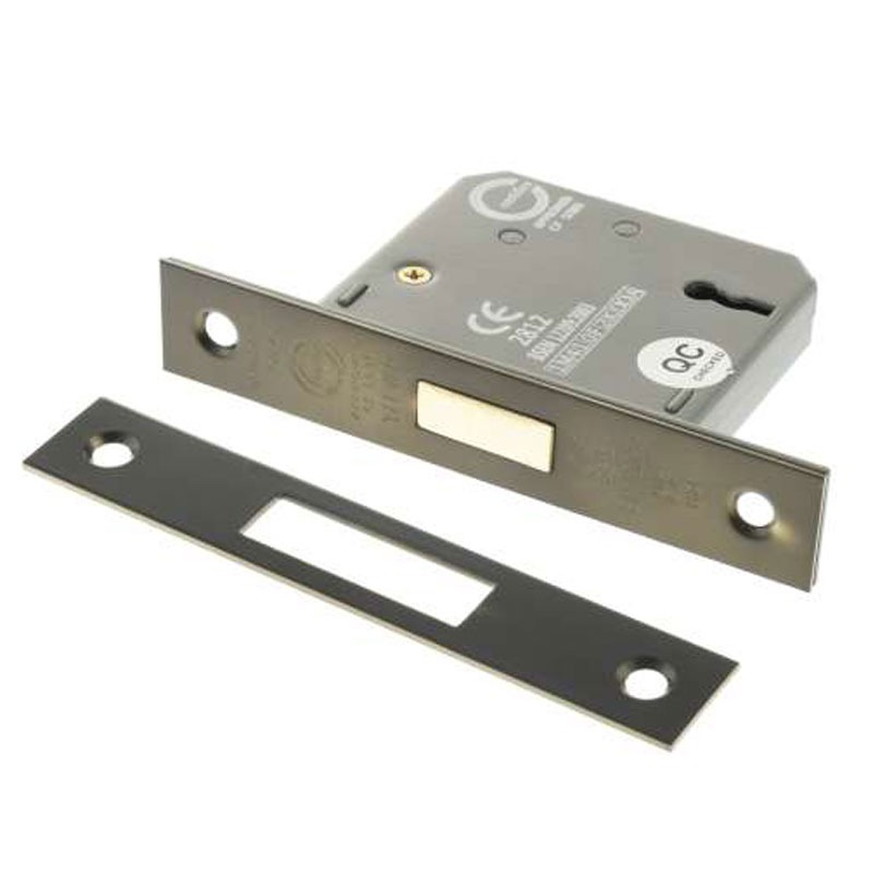 Mortice Deadlock CE Marked 2.5" Dark Urban Bronze - Broughtons Lighting ...