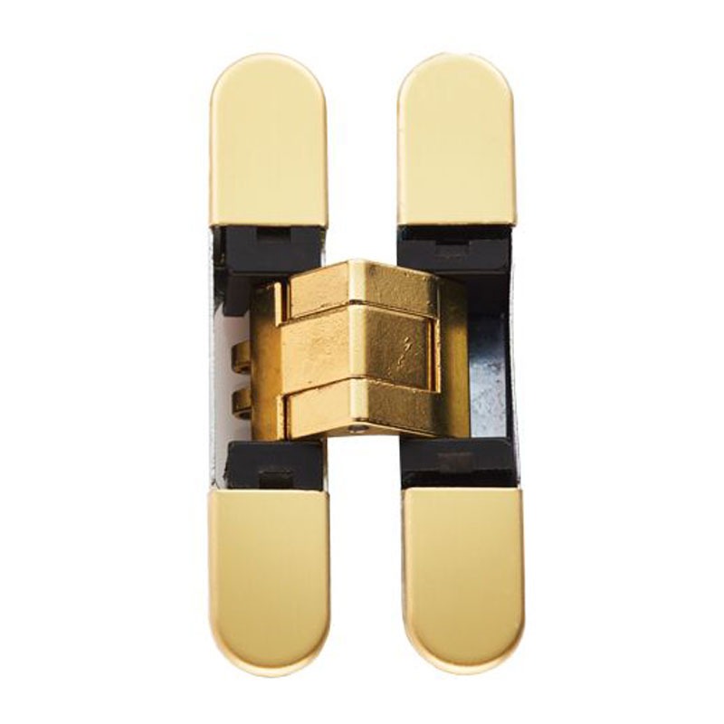 Concealed Cabinet Hinge Brass Plated - Broughtons Lighting & Ironmongery