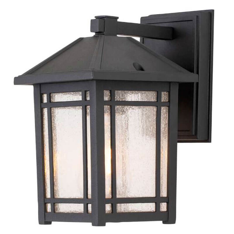 Quoizel Cedar Point Small Wall Lantern Black - Broughtons Lighting ...
