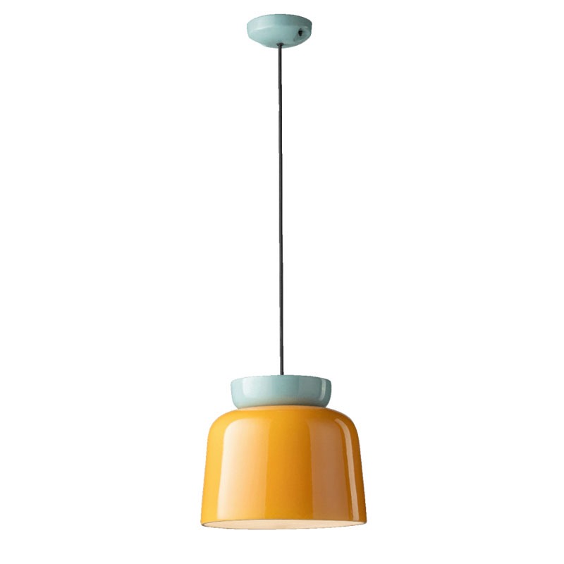 Ferroluce Corcovado Ceiling Light C2744 Azzuro & Giallo - Broughtons ...