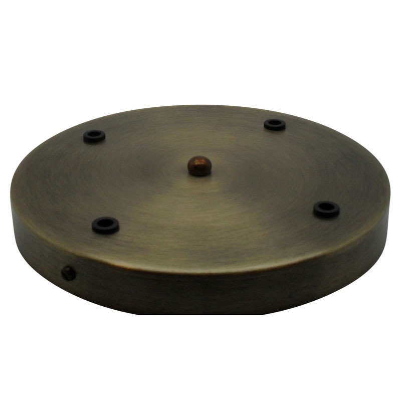 Ceiling Rose 4 Outlets XL Antique Brass - Broughtons Lighting & Ironmongery