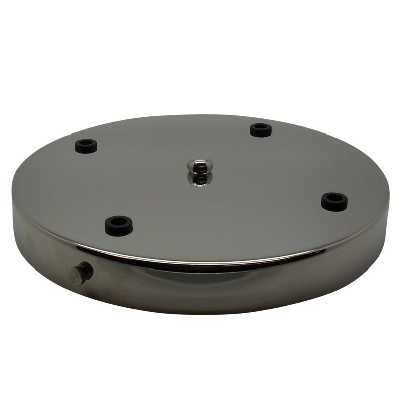 Ceiling Rose 4 Outlets XL Nickel - Broughtons Lighting & Ironmongery