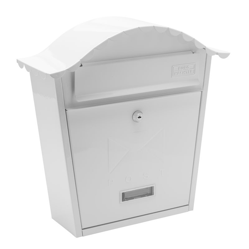 Classic MB01 Post Box White - Broughtons Lighting & Ironmongery