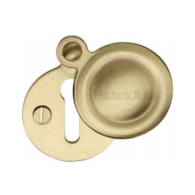 Heritage V1020 Covered Escutcheon Satin Brass - Broughtons Lighting ...