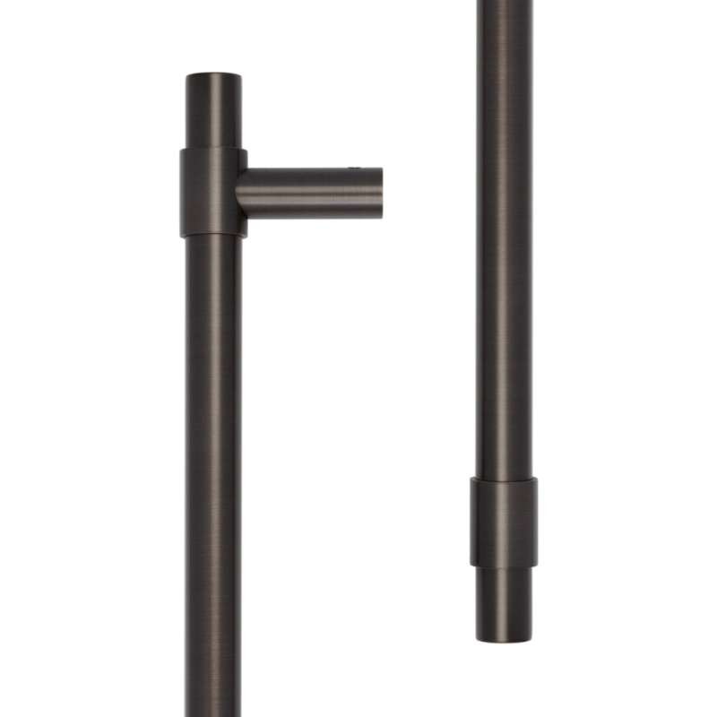 T-Bar Pull Handle Bolt Through Fixed 425mm Dark Bronze PVD - Broughtons ...