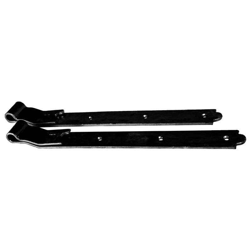 Cranked Bands Only 14" Black Steel - Broughtons Lighting & Ironmongery