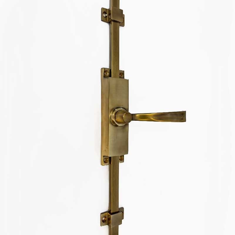 Aston Cremone Bolt with Classic Lever Antique Brass Unlacquered ...