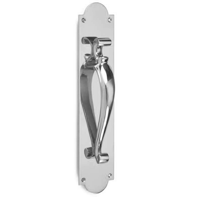 Doctors Pull Handle Polished Chrome - Broughtons Lighting & Ironmongery
