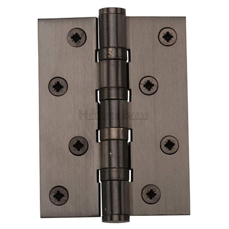 Heritage Ball Bearing Hinges HG99-400 4" x 3" Matt Bronze - Broughtons ...