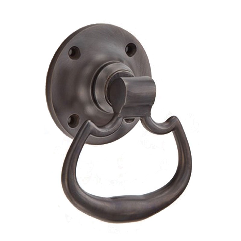 Plain Dutch Mortice Ring Handle 60mm Imitation Bronze Unlacquered ...