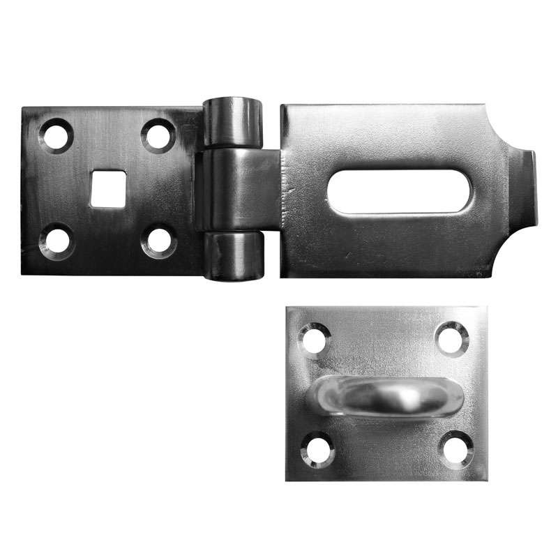 Elite Hasp & Staple 6" Stainless Steel - Broughtons Lighting & Ironmongery