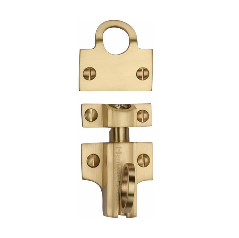 Heritage Fanlight Catch V1117 Satin Brass - Broughtons Lighting ...