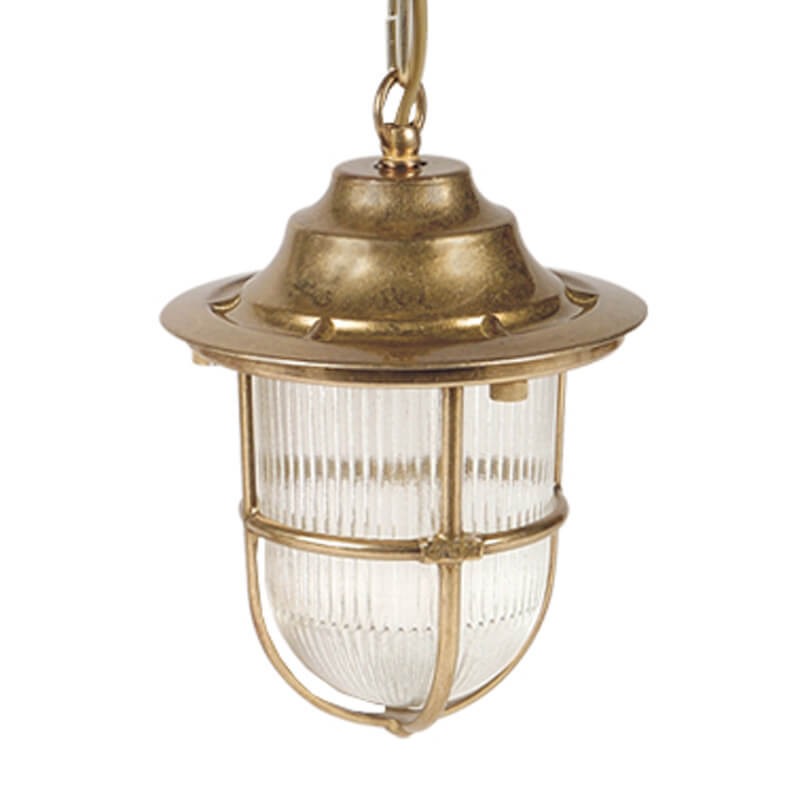 Fisherman Hanging Lantern Raw Brass - Broughtons Lighting & Ironmongery
