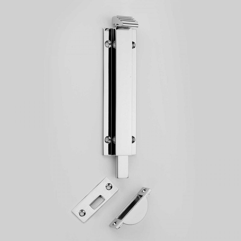 Aston Foot Door Bolt & Socket 150mm Polished Chrome - Broughtons ...