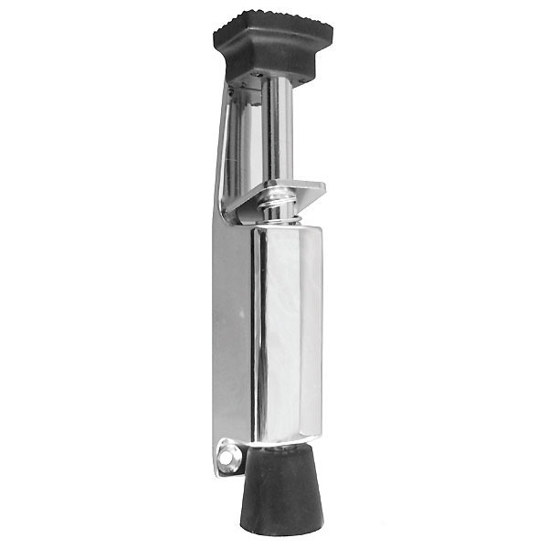 Large Foot Operated Door Holder Polished Chrome - Broughtons Lighting ...