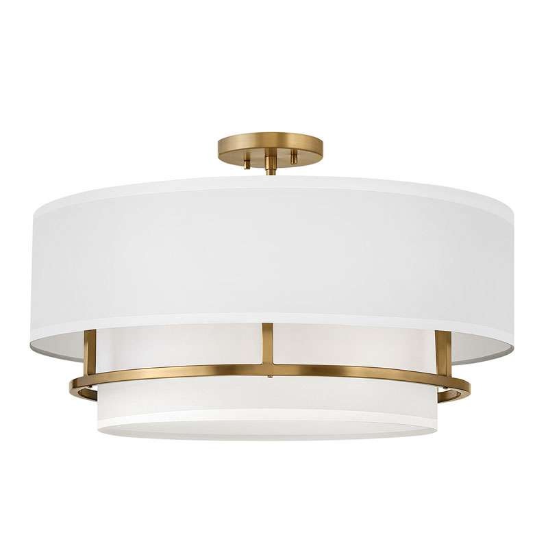 Hinkley Graham Large Duo-Mount Pendant Lacquered Brass - Broughtons ...
