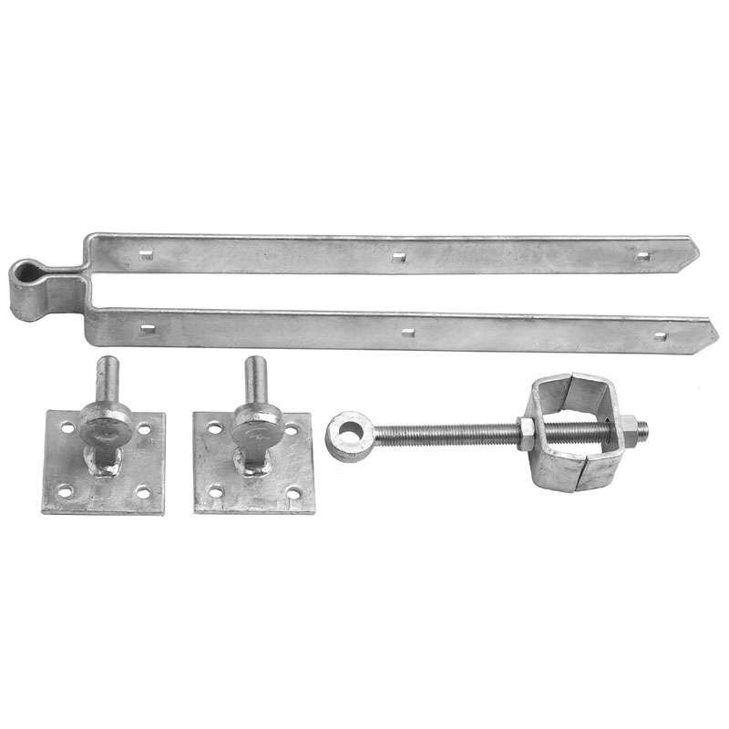 Field Gate Hangers & Adjustable Bottom Set 24" Galvanised Steel ...