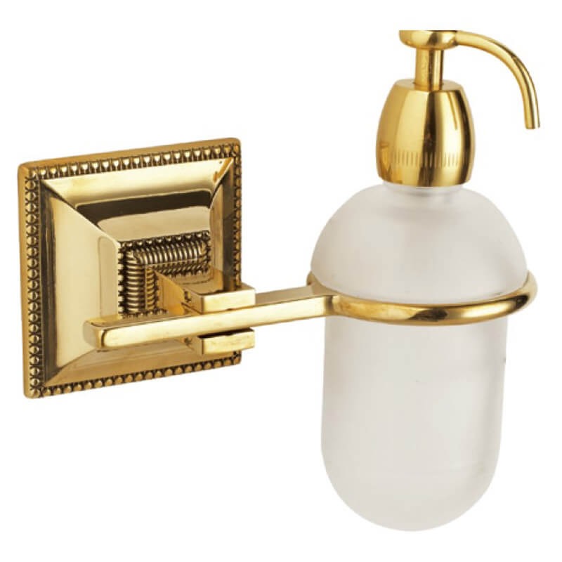 Harmony Soap Dispenser Polished Brass - Broughtons Lighting & Ironmongery