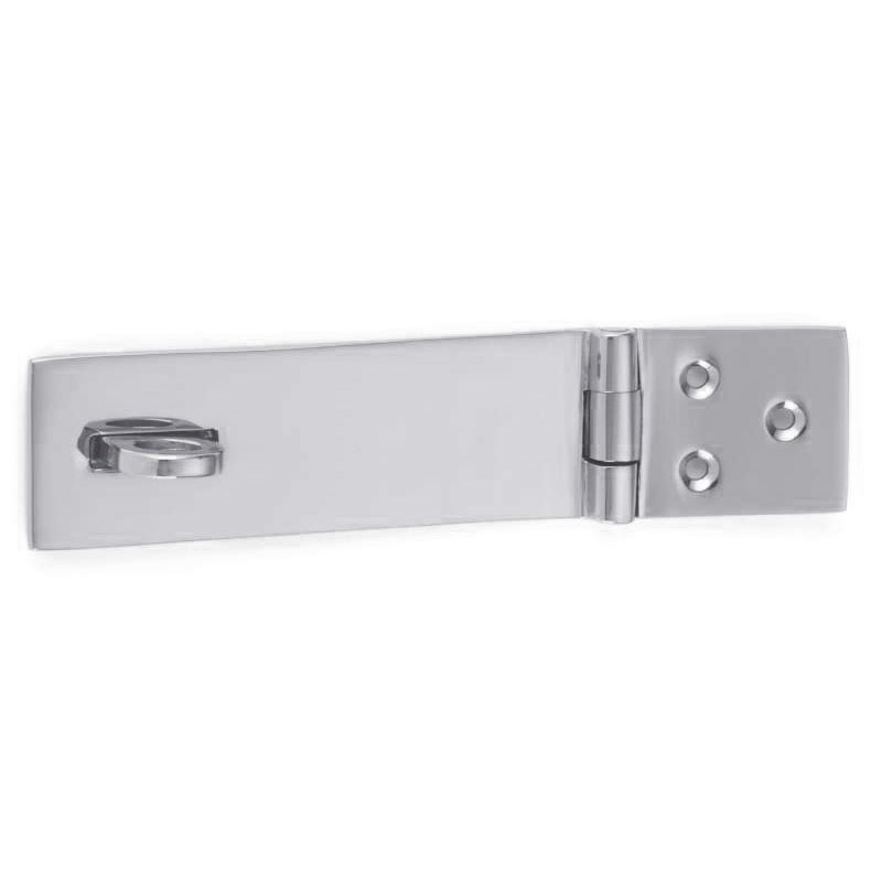 Hasp & Staple 4" Polished Chrome - Broughtons Lighting & Ironmongery