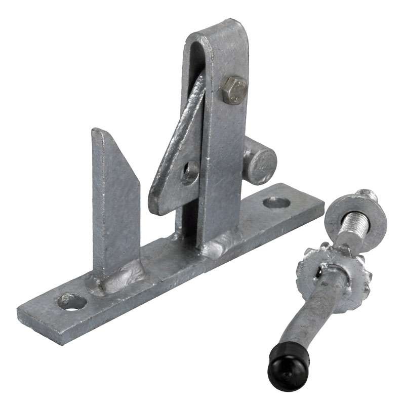 Heavy Duty Self Locking Gate Catch Set Galvanised Steel - Broughtons ...