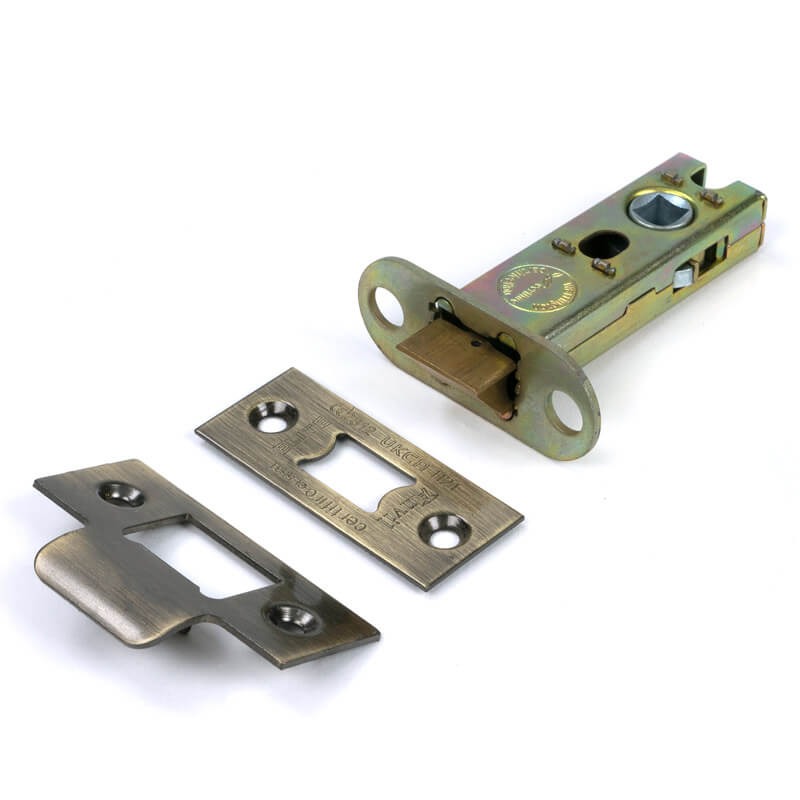 From The Anvil Heavy Duty Tubular Latch 3" Aged Brass - Broughtons ...