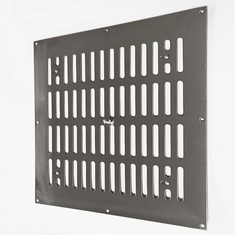 Hit And Miss Air Vent 12 X 12 Satin Stainless Steel Broughtons Lighting And Ironmongery