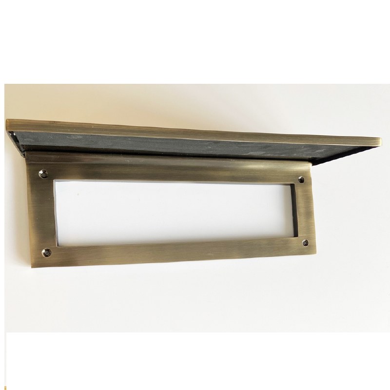 Internal Letter Plate/Tidy 10" Antique Brass - Broughtons Lighting ...