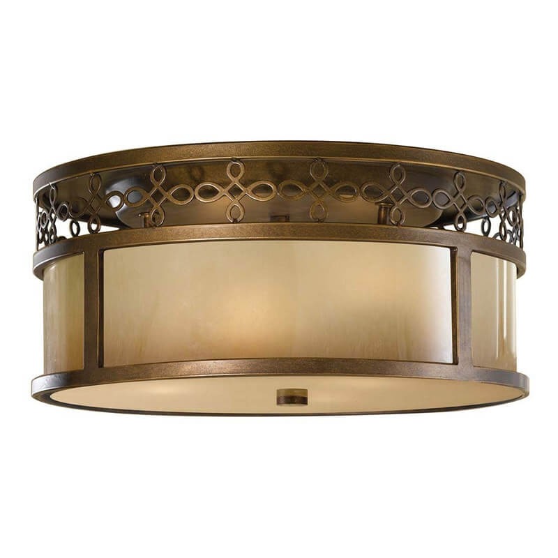 Feiss Justine Flush Ceiling Light - Broughtons Lighting & Ironmongery