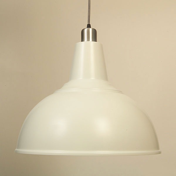 Kitchen Ceiling Pendant Light Chalk White - Broughtons Lighting ...
