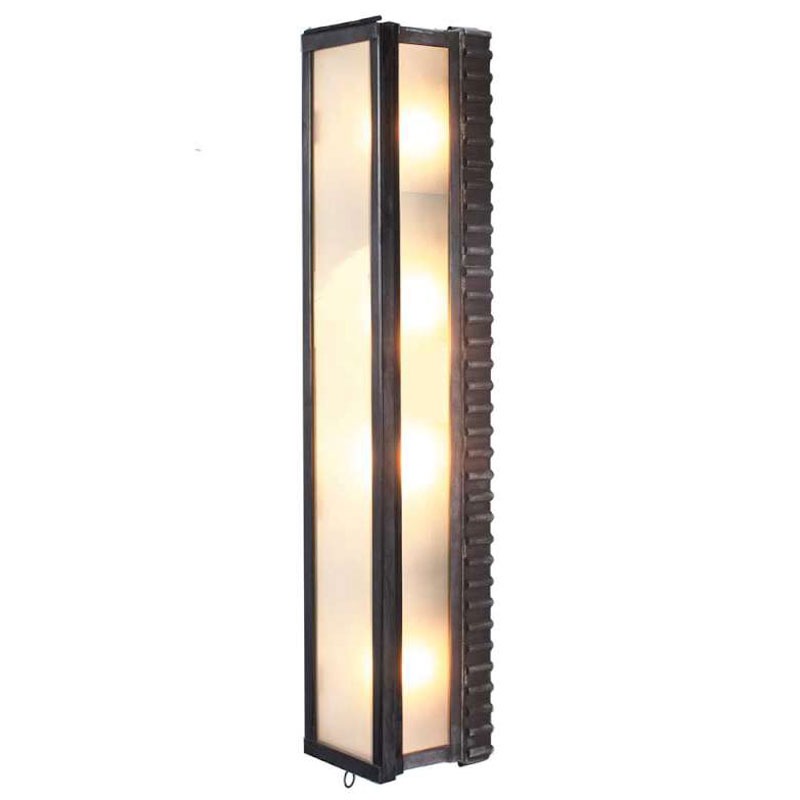 Ripple Large Bulkhead Light Antique - Broughtons Lighting & Ironmongery