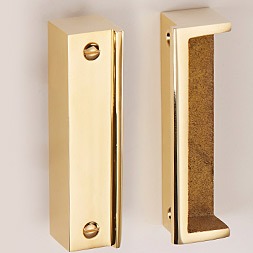 Rim Lock/Latch Staple B701 Polished Brass Unlacquered - Broughtons ...
