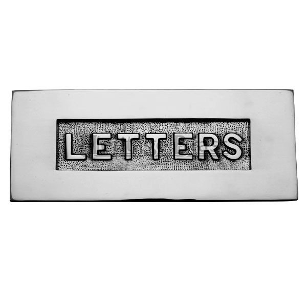 Heritage Letter Plate V845 Polished Chrome - Broughtons Lighting ...