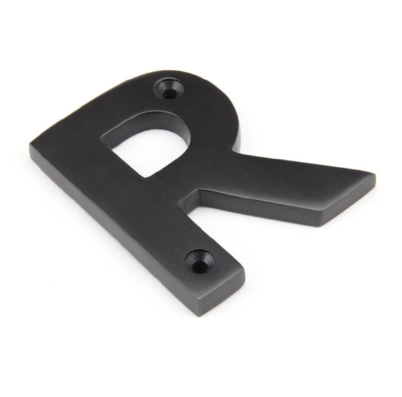 From The Anvil Letters R Aged Bronze - Broughtons Lighting & Ironmongery