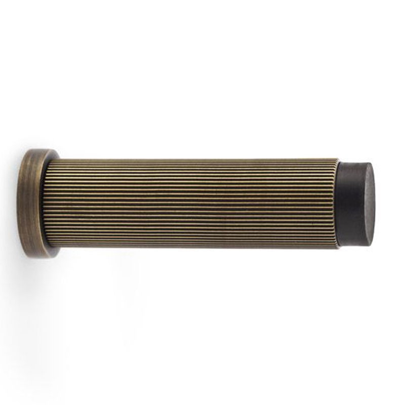 Linear Door Stop Antique Brass - Broughtons Lighting & Ironmongery