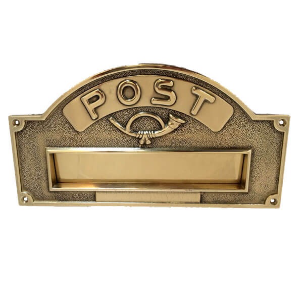 Mail Letter Plate Brass - Broughtons Lighting & Ironmongery